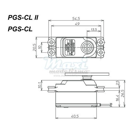 SERVO SANWA LOW-PROFILE PGS-CLII